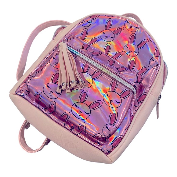 OMG | Bags | Omg Accessories Bunny Rabbit Iridescent Pink Backpack ...